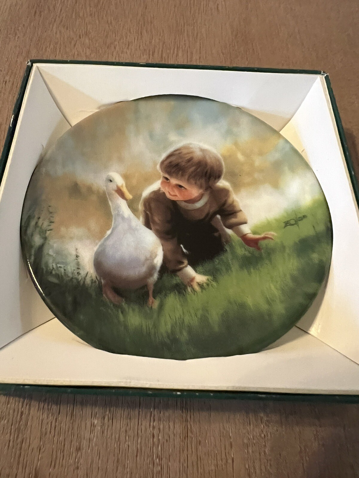 Vintage 1991 Donald Zolan Just Ducky Mini Decorative Collector's Plate ...