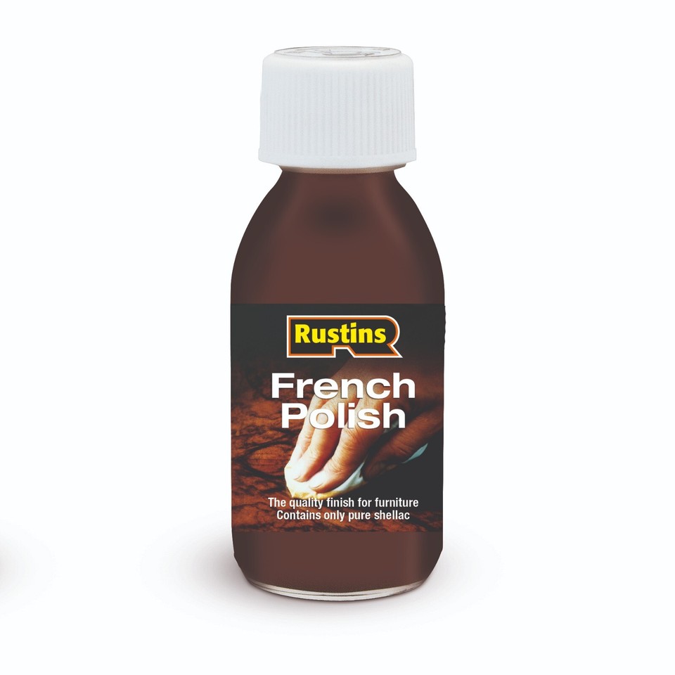 Rustins French Polish, Pure Shellac, Quality Finish for furniture 125 ...