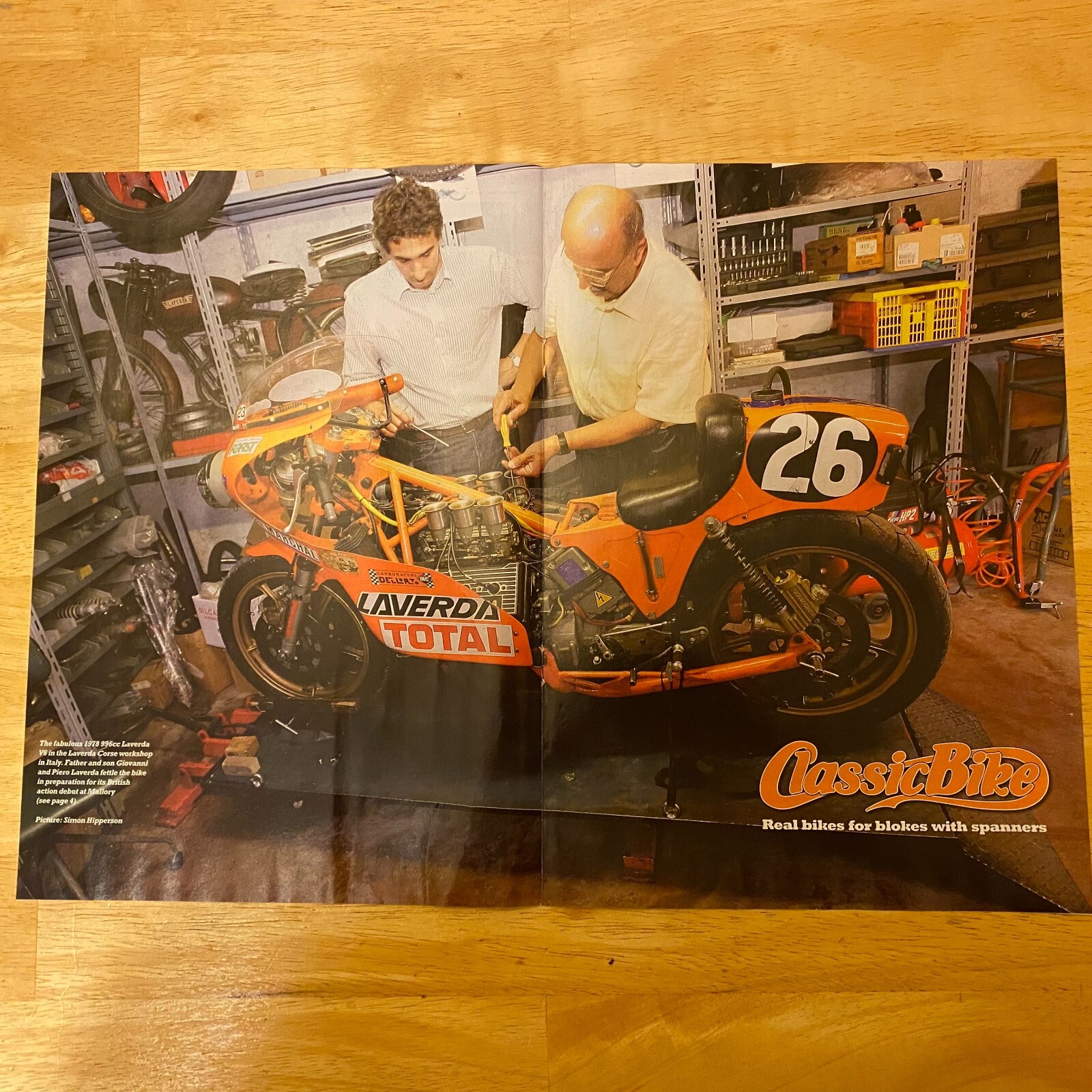 1978 LAVERDA 996 CC V6 CORSE WORKSHOP CENTREFOLD POSTER A4 X 2 O | eBay