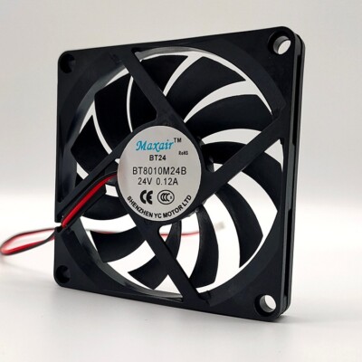 1 PCS Maxair BT24 Fan BT8010M24B DC24V 0.12A 8010 8CM ultra-thin ...