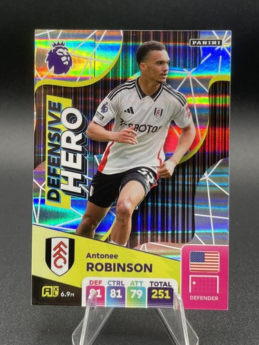 Antonee Robinson Defensive Hero Panini 2024/2025 Adrenalyn Fulham 24/25 ...