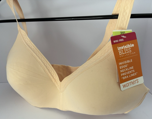 NWT Warner's Invisible Bliss Bra 38B 02055 NEW with Tags | eBay