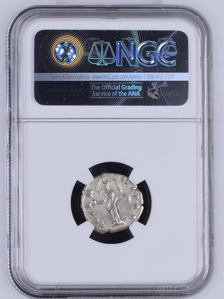 NGC XF Roman AR Denarius Faustina I AD 138 - 140/1 NGC Certified ...