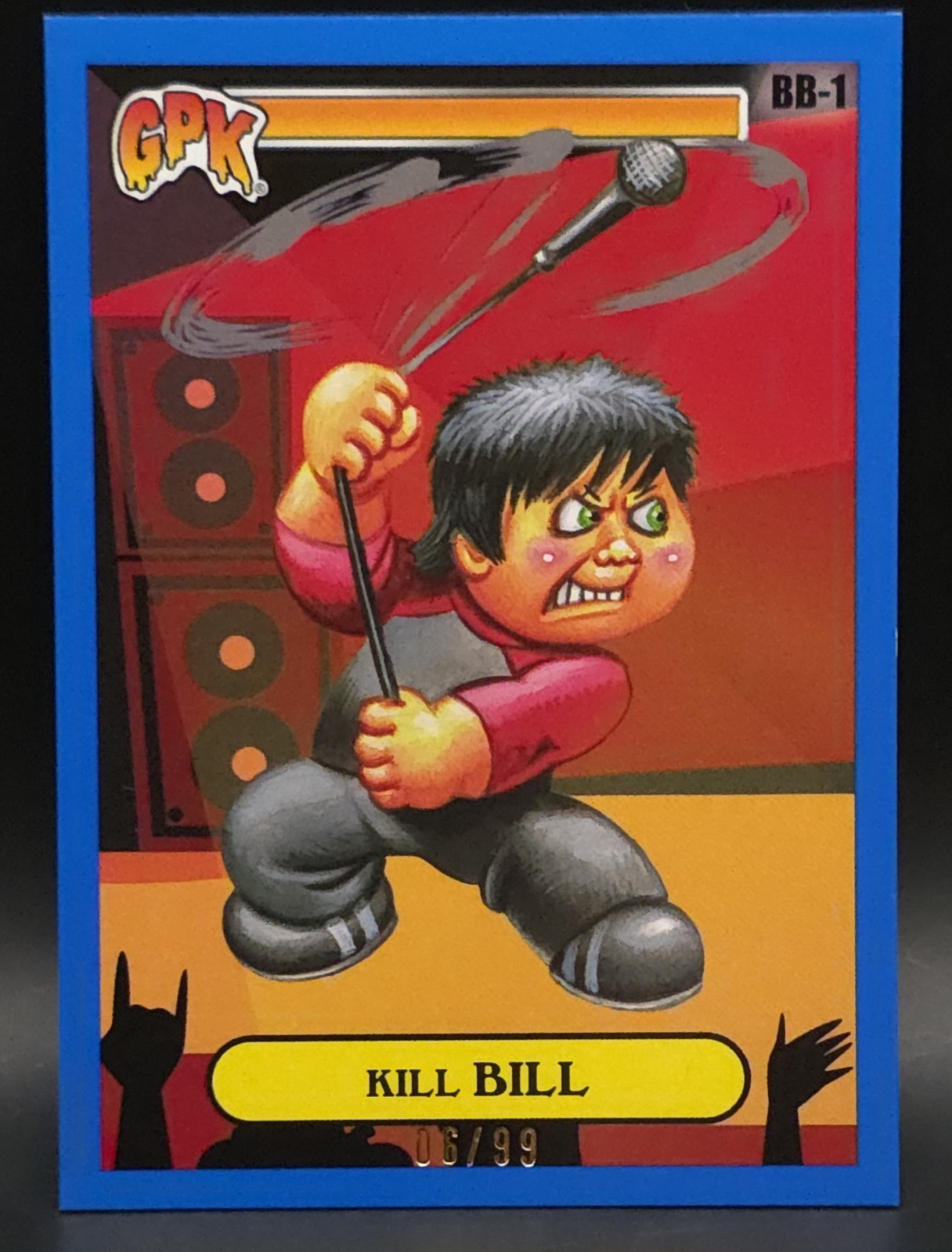 Kill BILL /99 Blue Parallel #BB-1 Garbage Pail Kids Green Day Battle of ...