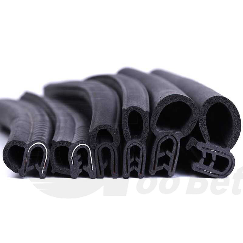 Car Finned Rubber Edge Trim Seal U Profile Van Boat Truck Door Bonnet ...