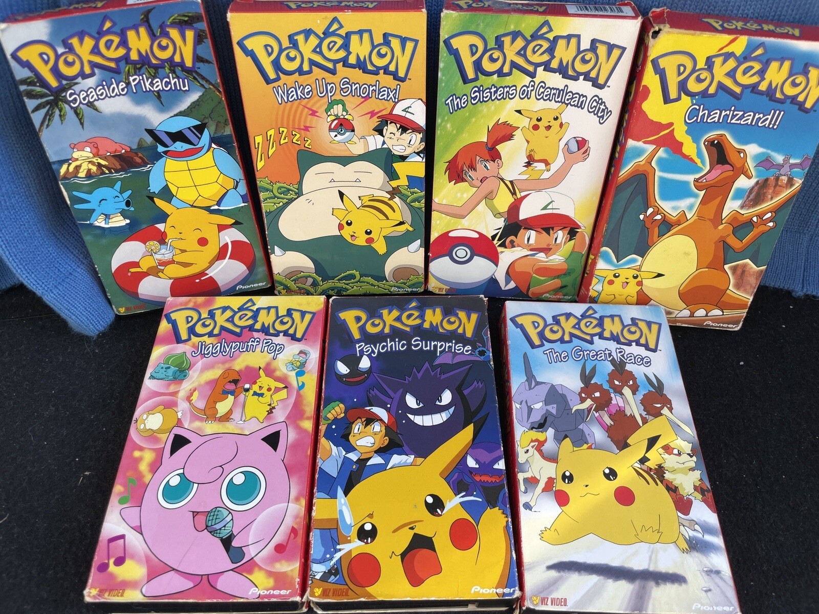 RARE Lot of 7 Vintage Pokemon VHS Tapes ~ COLLECTIBLE! | eBay