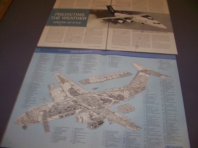 VINTAGE..BAE 146-301 "ATMOSPHERIC" ..CUTAWAY/LEGEND/SPECS..RARE! (552J ...