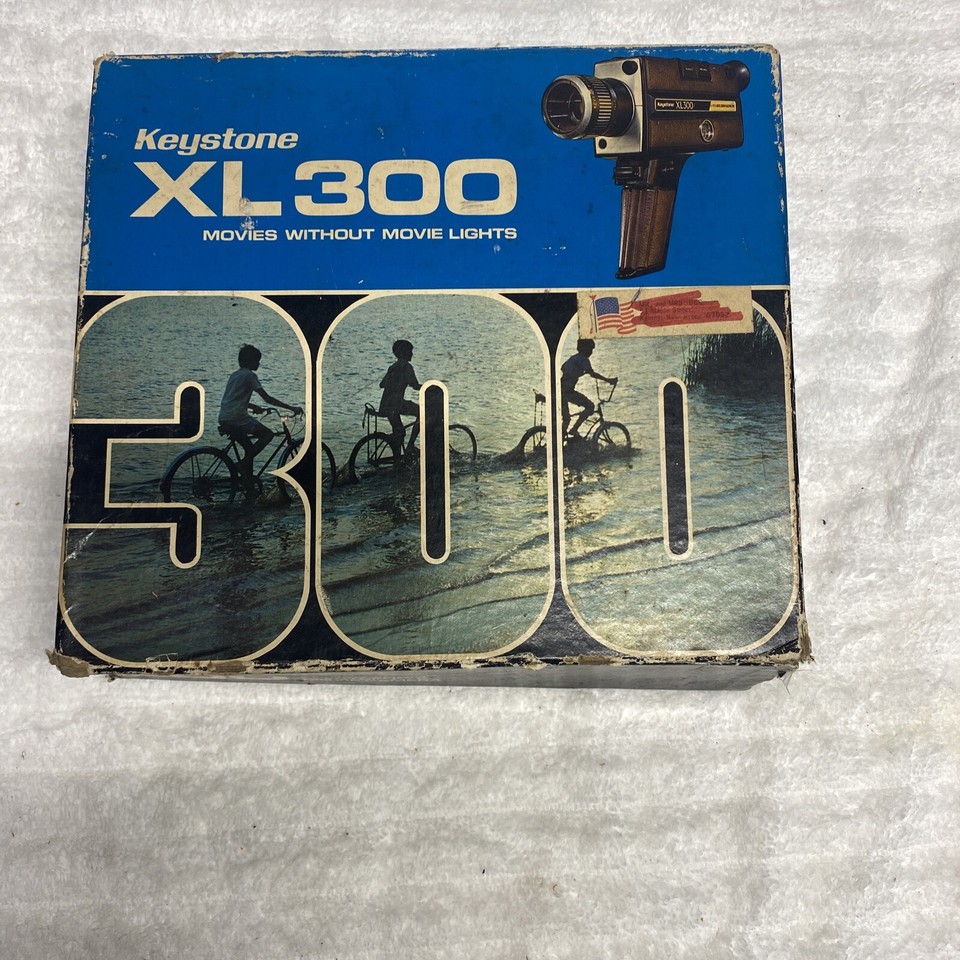 VINTAGE KEYSTONE XL300 Untested Movie Camera G160 Film | eBay