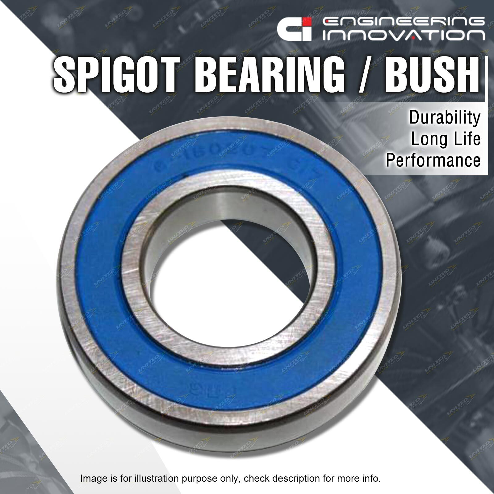 CI Clutch Spigot Bearing / Bush for Toyota Hilux YN57 YN58 YN60 YN61G ...