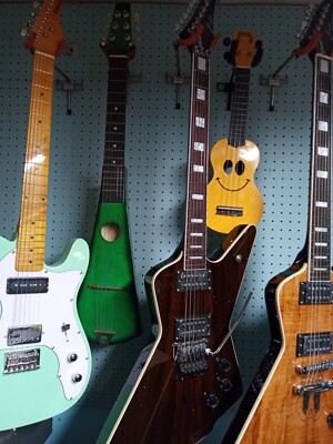 Firefly Explorer guitar- Floyd Rose-new LUTHIER SET UP w/extras ...