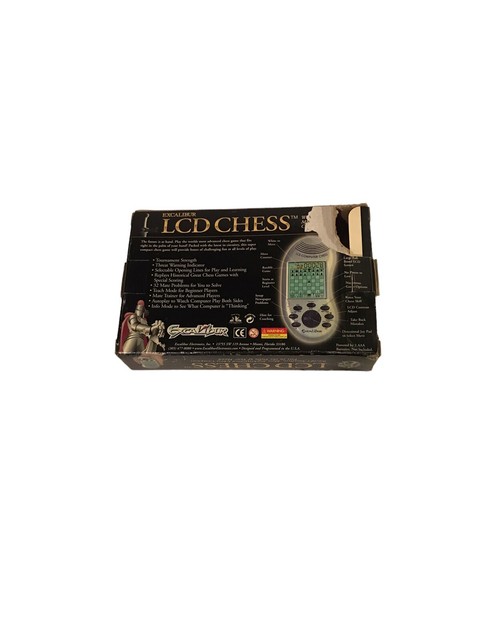 Excalibur LCD Computer Chess Handheld Electronic Game Model 375 for ...