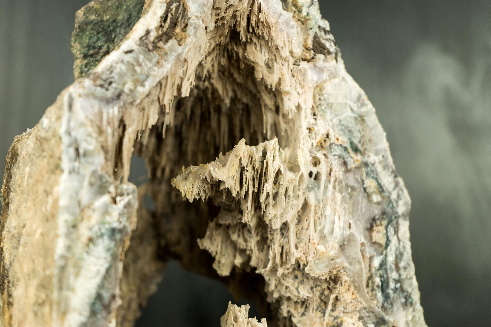 Ultra Rare Stalactite Formed Amethyst Geode, A Landscape Geode ...
