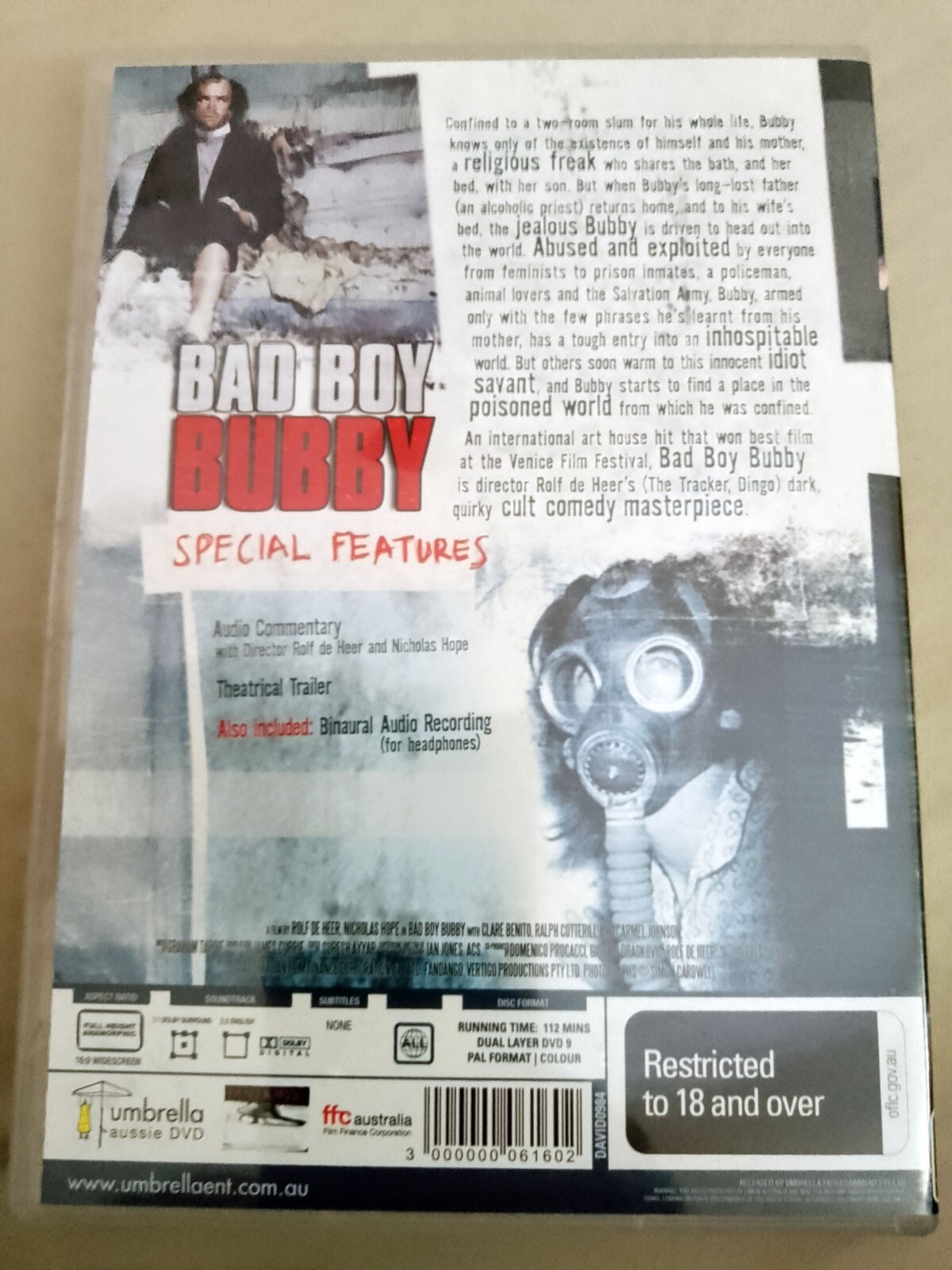 Bad Boy Bubby (DVD, 1993) 9322225035515 | eBay