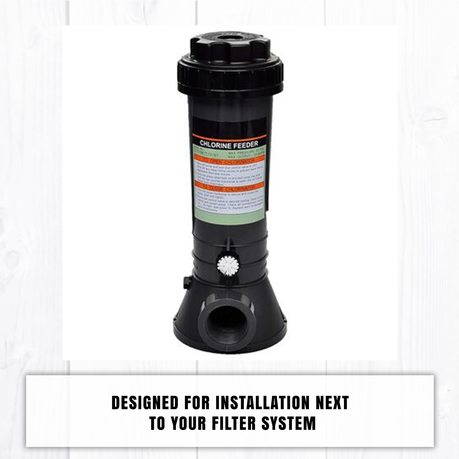 Automatic Chlorine Feeder Swimming Pool Chlorinator Chemical Dispenser ...