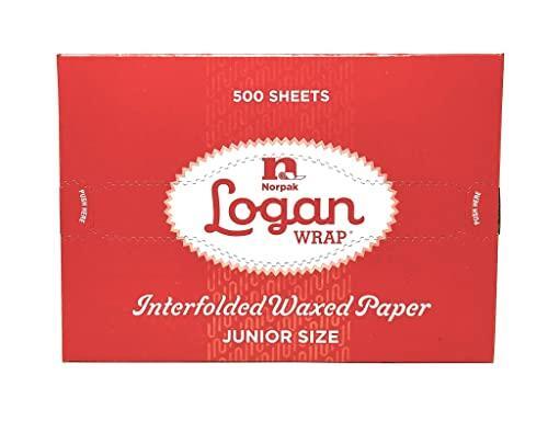10 3/4" Length X 8" Width Logan Wrap Norpak Interfolded Wax Paper 500 ...
