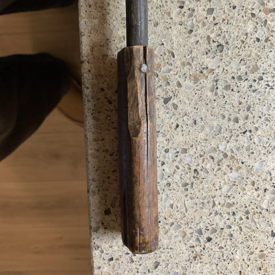 Vtg Very Old Iron Lead Dipper Ladle Melting Pot Bullets Antique ...