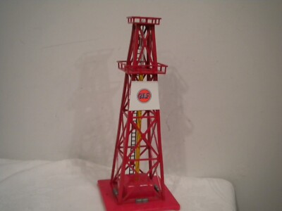 American Flyer #773 Oil Derrick Gulf Logo Sign ( Sign ONLY) | eBay