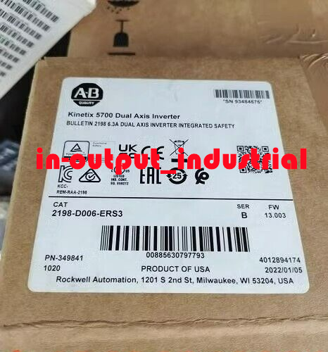 New AB 2198-D006-ERS3 Kinetix 5700 /B Dual Axis Inverter 2198-D006-ERS3 ...
