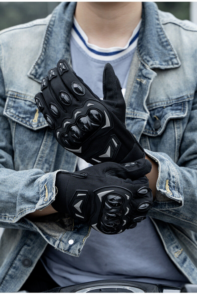 Motorcycle Gloves Touchscreen Full Finger ATV MTB Motorbike Racing ...