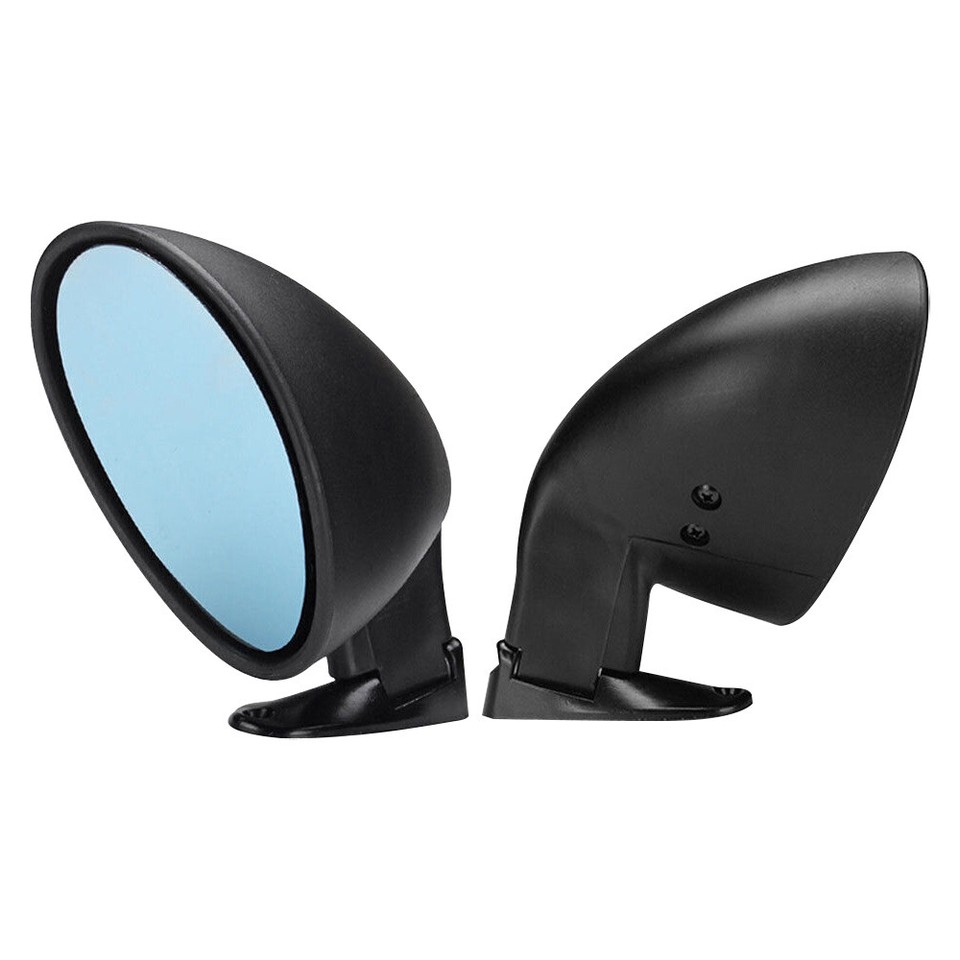 California Classic Universal Black Side Mirrors PAIR Hot Rod Rat Rod ...