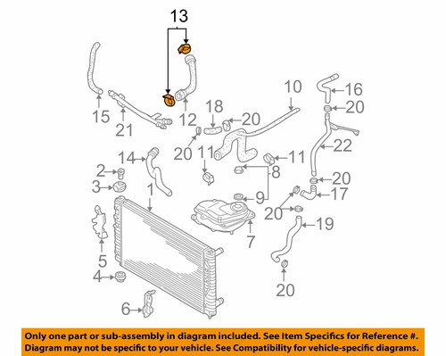 NEW GENUINE AUDI VW SKODA SEAT ENGINE COOLANT HOSE CLAMP 40X12 1PC ...