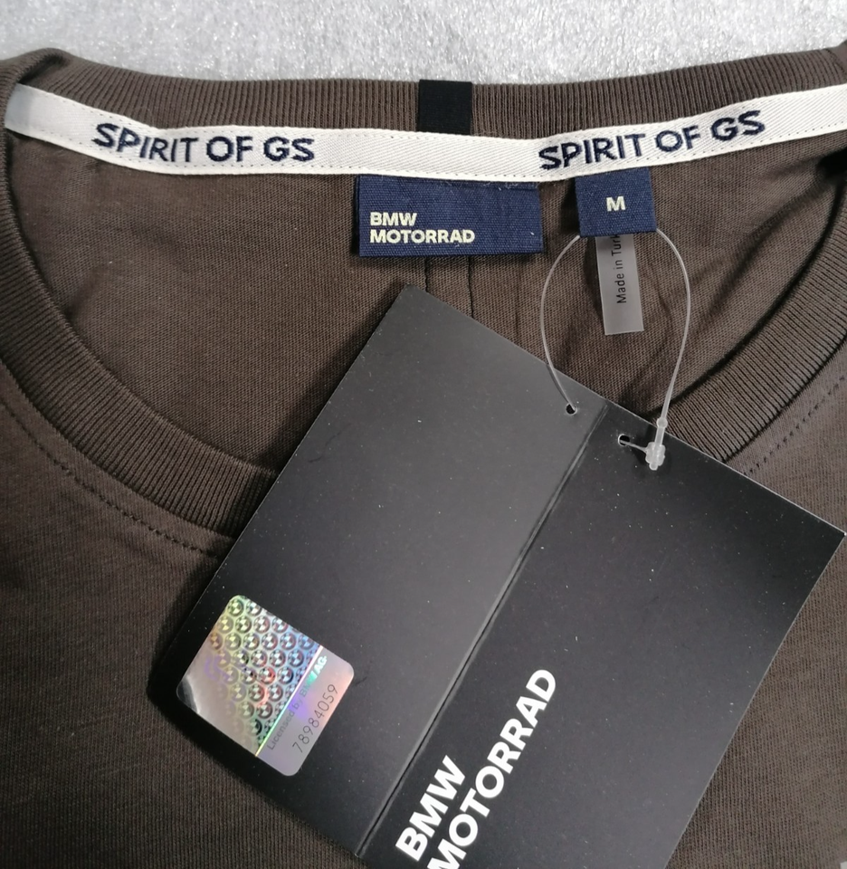 76617109950 T-Shirt Spirit of GS uomo oliva M -ORIGINALE- BMW | eBay