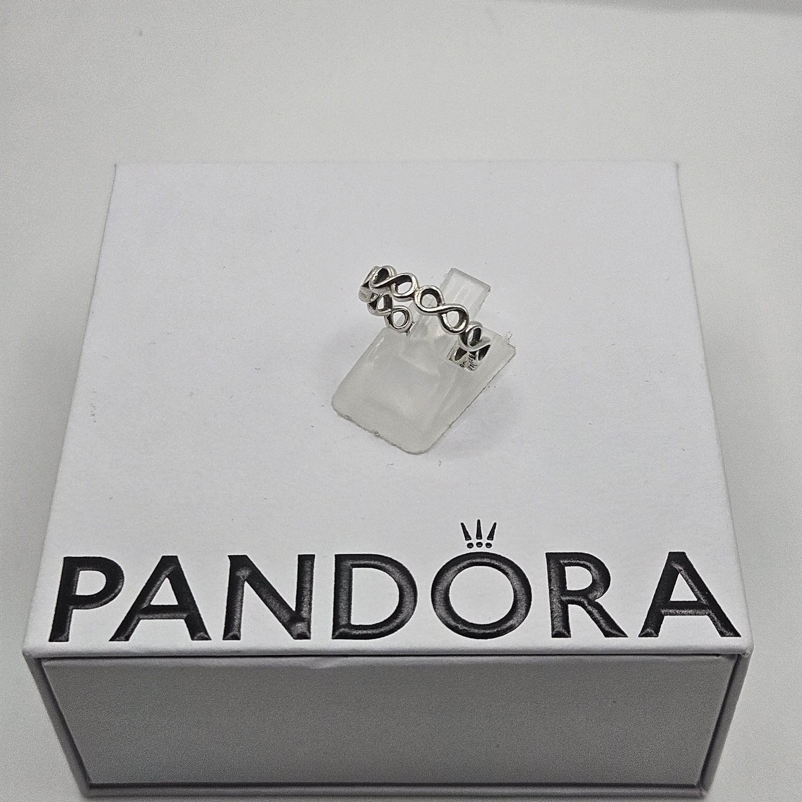 Genuine Pandora Simple Infinity Band Ring ALE 925 Siz… - Gem