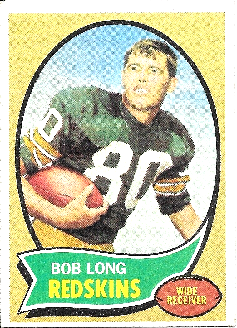 1970 Topps Bob Long 53 Washington Redskins Football | eBay