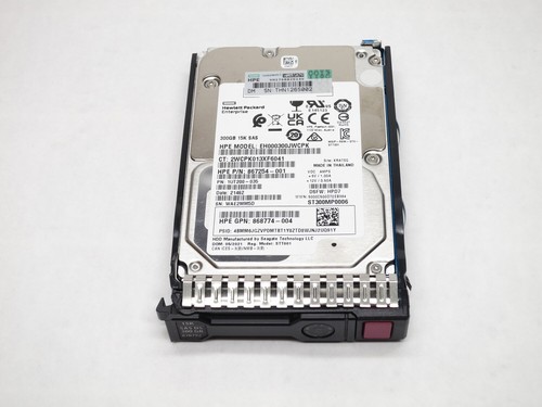 870792-001 HPE 300GB 15K SAS 2.5" 12G 870753-B21 NOB | eBay