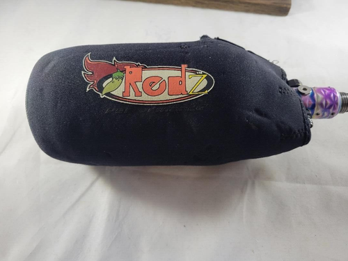 REDZ PAINTBALL HPA TANK COVER Large Cover - BLACK - VINTAGE OG | eBay
