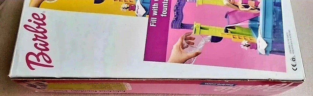 Barbie Fabulous Fountain Pool Playset 2002 Mattel 67390 for sale online ...