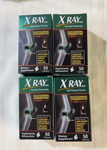 4x X Ray Dol High Potency Glucosamine MSM Bone & Joint Support 50 ...