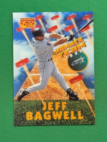 1995 Pinnacle Sport Flix Baseball #HT3 Jeff Bagwell 3D Hammer Team | eBay