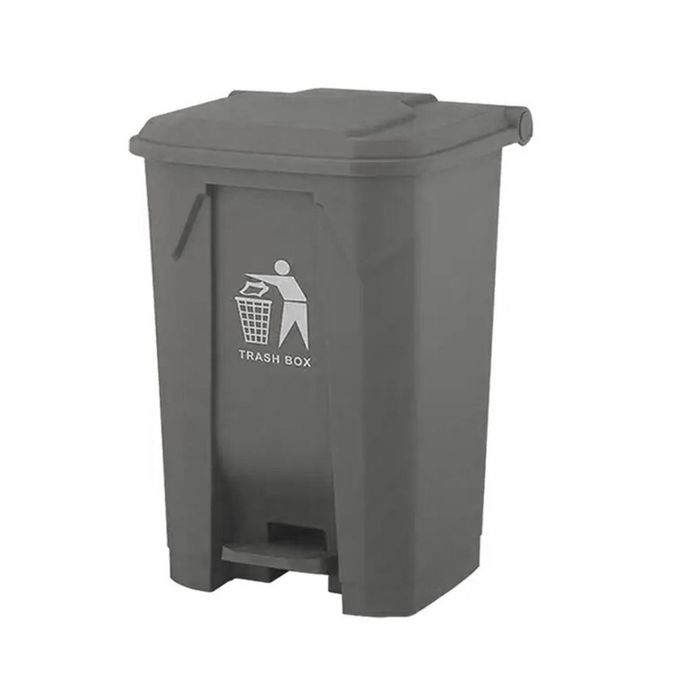 Recycling Dustbin Rubbish Pedal Bin Waste Trash Kitchen Home Office 30L ...