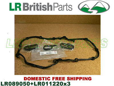 LAND ROVER VALVE COVER GASKET W SPARK PLUG GASKET RH 3.0L SC V6 PETROL ...