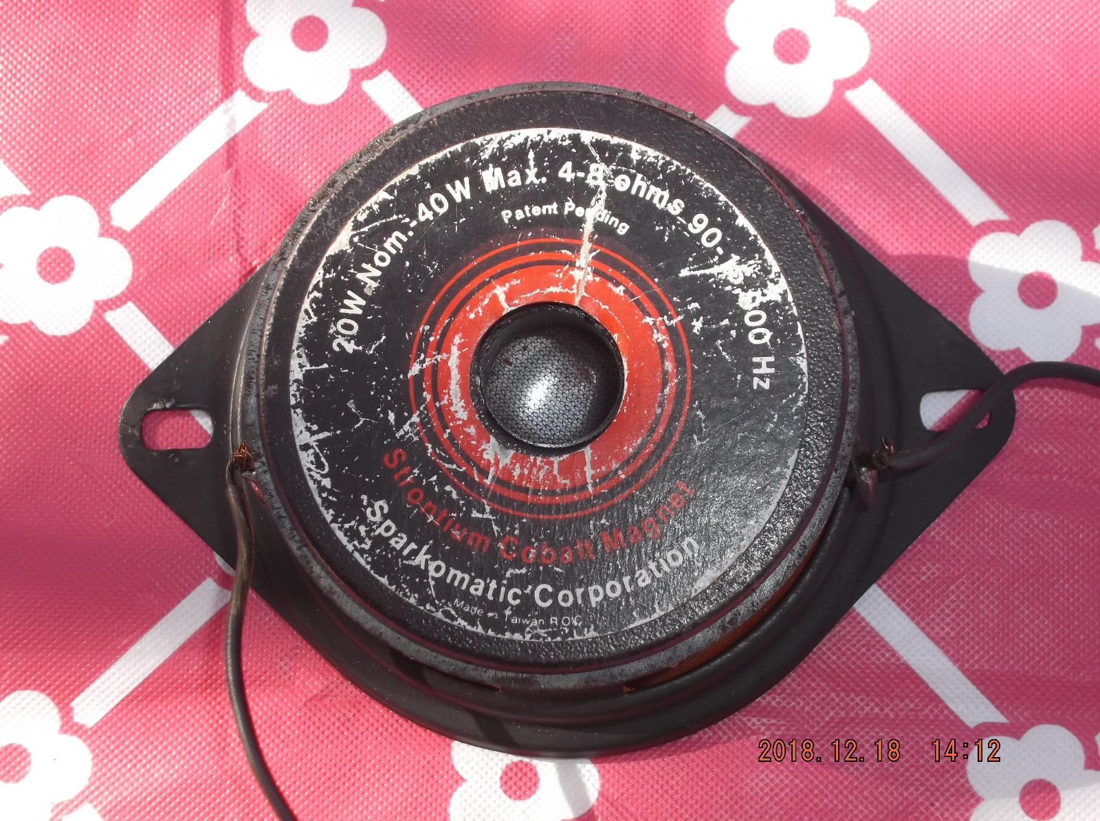 1 USED SPARKOMATIC SK300 3 1/2" IN DASH SPEAKER | eBay