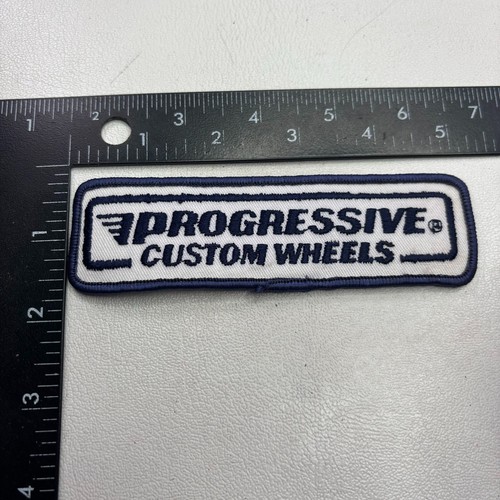 Vtg PROGRESSIVE CUSTOM WHEELS Car Auto Patch 55aj | eBay