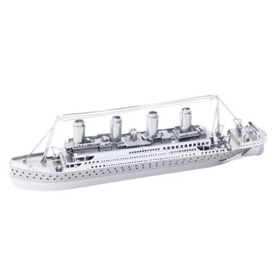 Fascinations Metal Earth TITANIC Ship 3D Laser Cut Steel Puzzle Model ...
