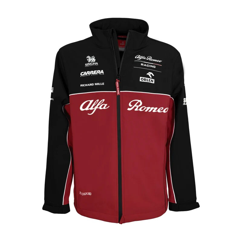 2023 ALFA ROMEO F1 RACING JACKET F1 SOFTSHELL Racing JACKET SUBLIMATION ...