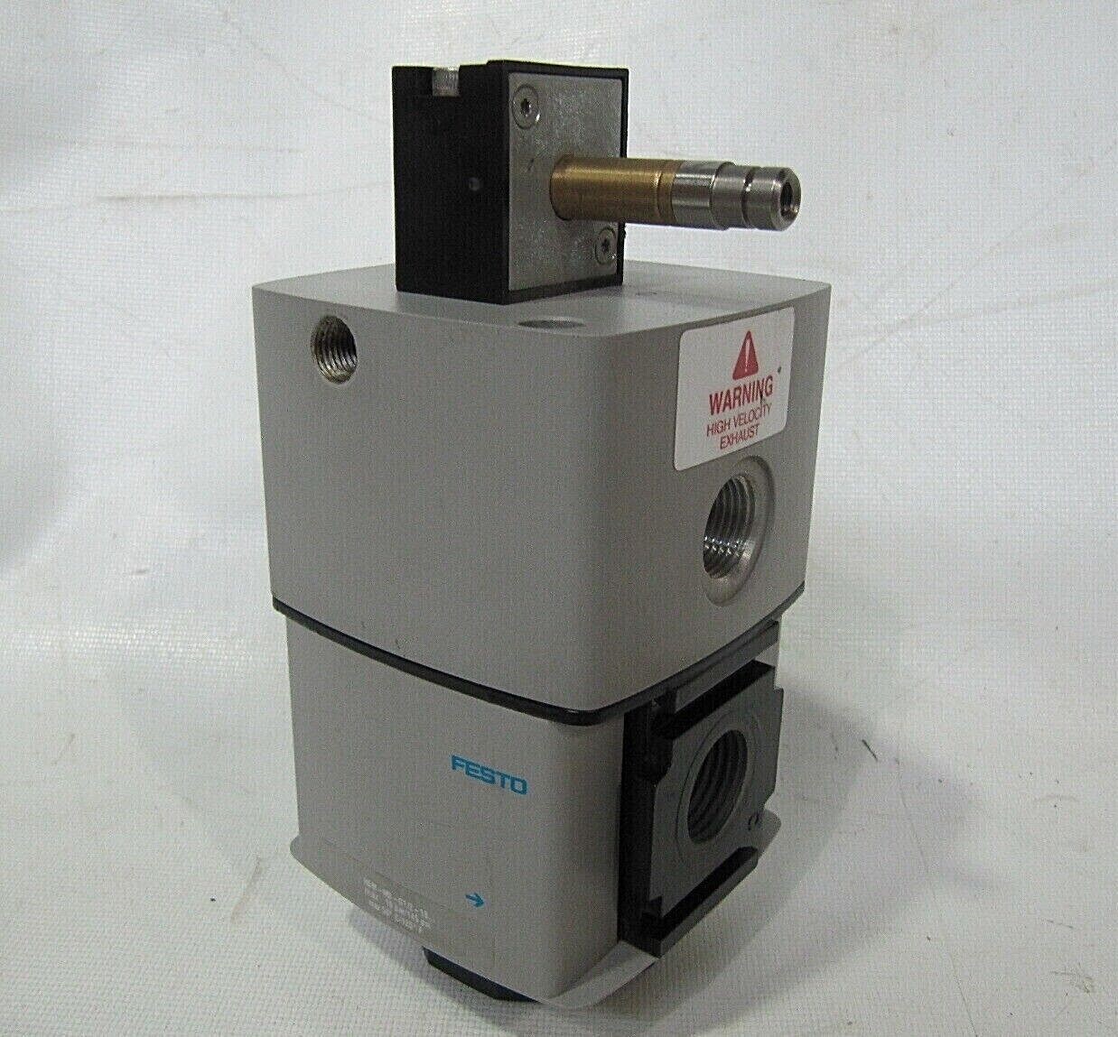 Festo Emergency Stop Valve Slow Start Type HEM-M3-G1/2-10 Pneumatic ...