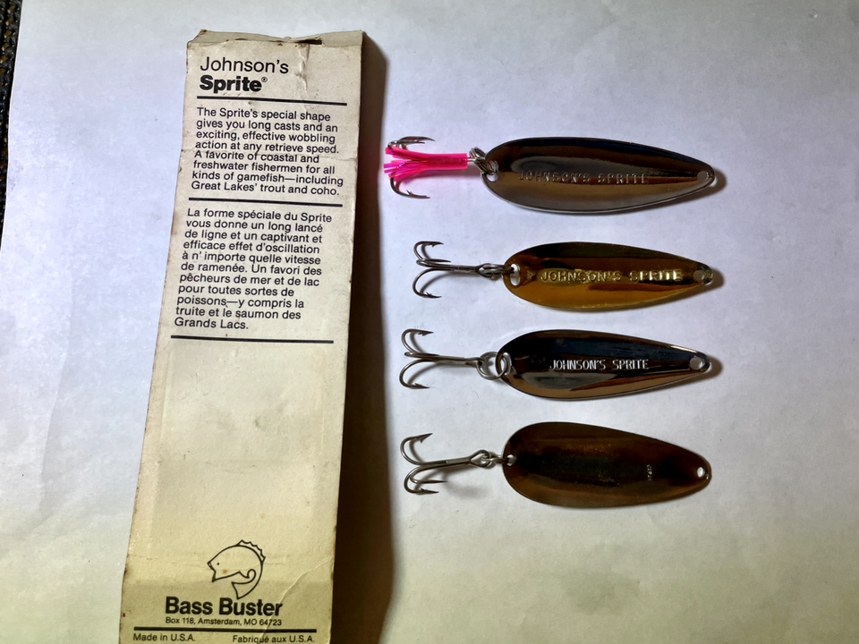 4 Johnson Sprite Spoons + 1 Sprite style spoon | eBay
