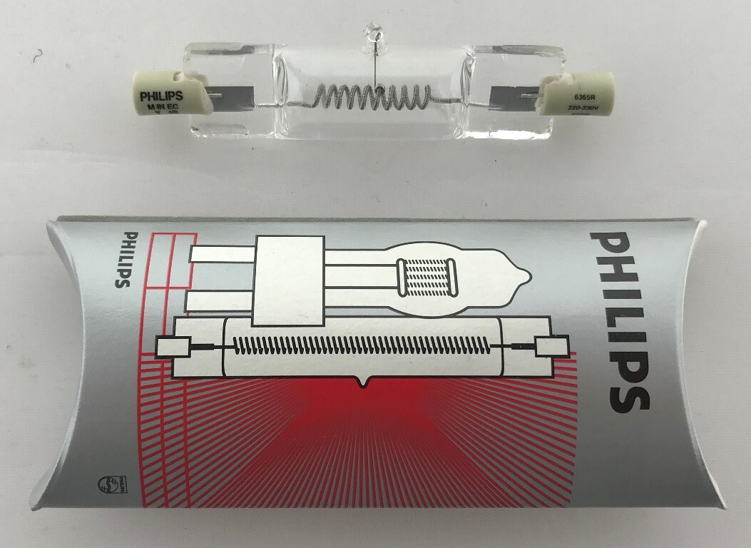 PHILIPS P2/6 - 6365R HALOGEN SSTV LAMP 650W 230V R7s 9238 782 43224 AJ6 ...