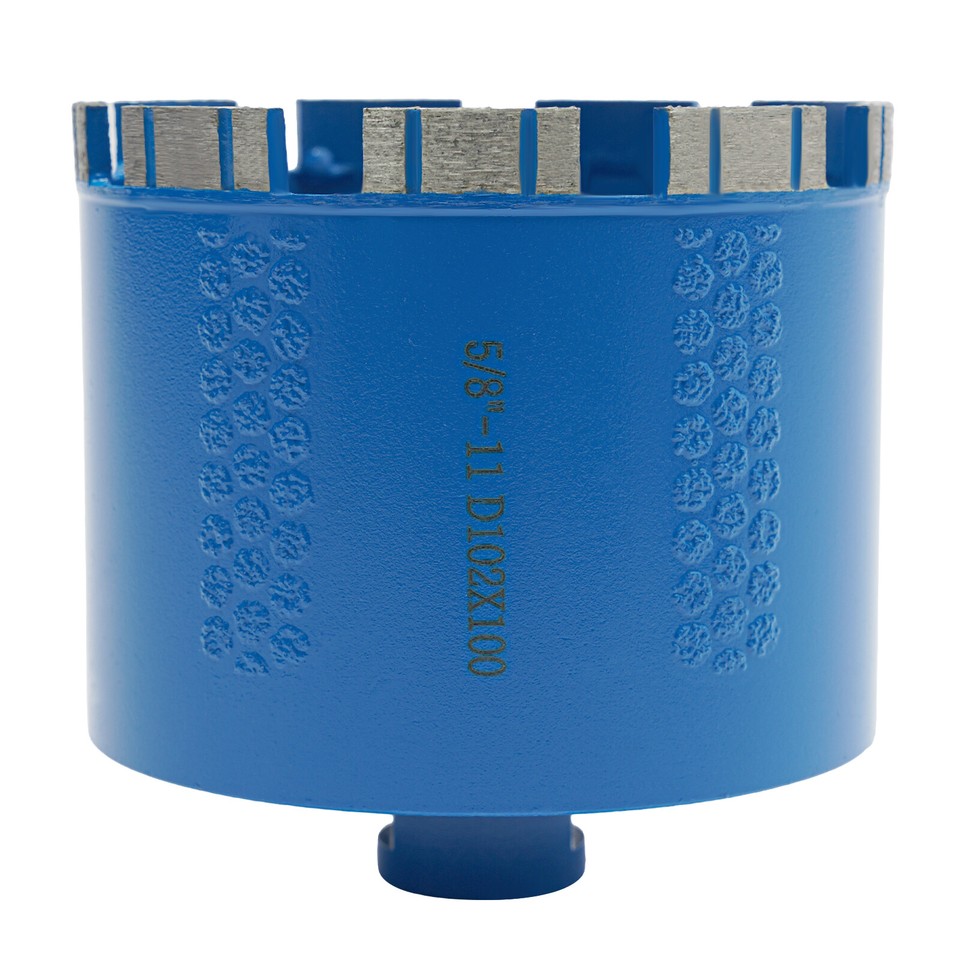 102mm/4.02in Diamond Core Drill Drilling Bit 5/8-11 Thread Diamond ...