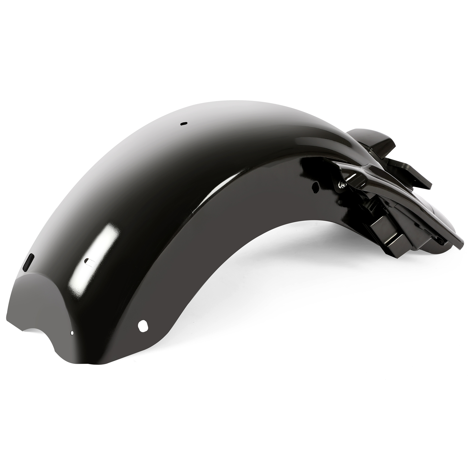 Black CVO Style Rear Fender System LED For Harley Road King Street ...