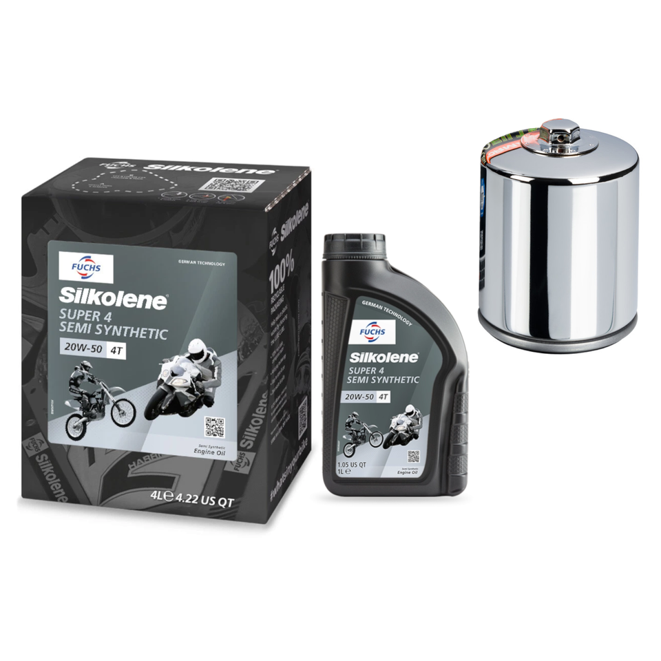 Oil & Filter for Harley FLHP Road King Police 2020 Racing Chrome ...