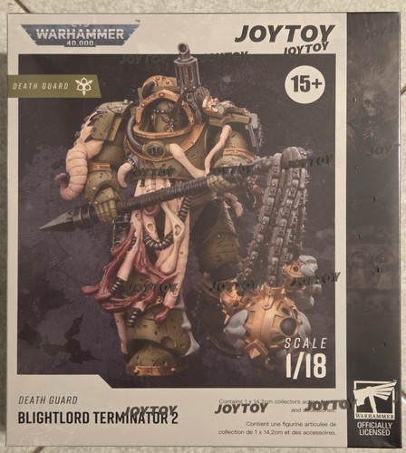 JOYTOY WARHAMMER 40k DEATH GUARD BLIGHTLORD TERMINATOR 2 FLAIL ...