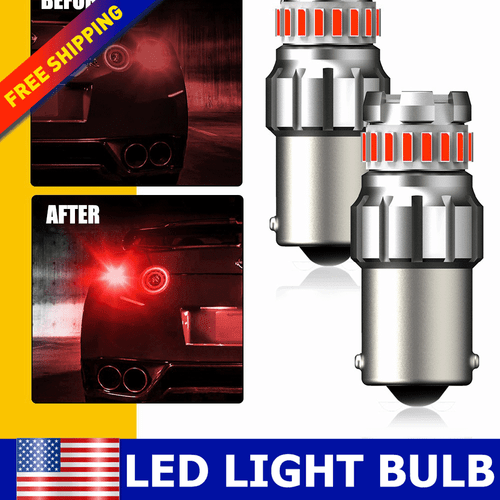 1156 LED Bulb Canbus Brake Reverse Light Bulb Super Bright White 6000K ...