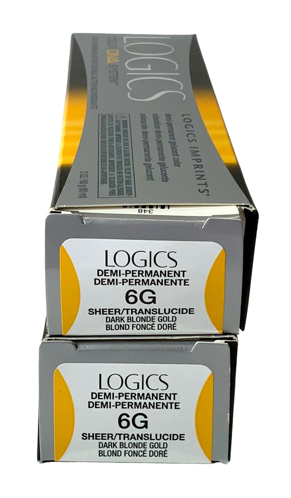 2-Logics Color DNA System Demi-Permanent Hair Color 6G Dark Blonde Gold ...