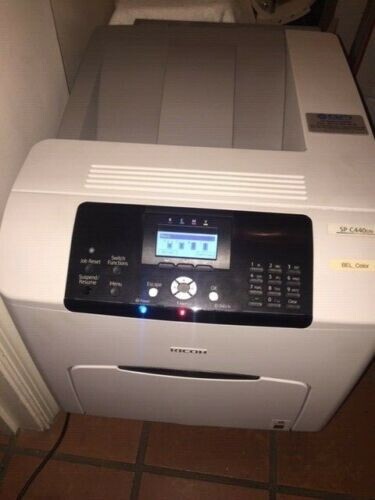 Ricoh SP C440DN Color Laser Printer very low cost per print and does ...