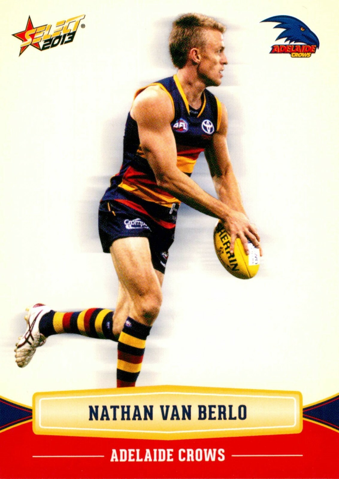 2013 ADELAIDE CROWS AFL Card NATHAN VAN BERLO Champions | eBay Australia